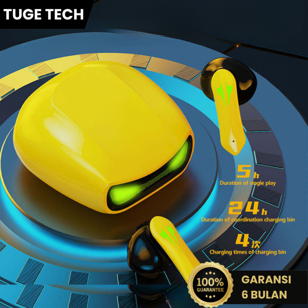 Jual TUGE TECH R05 Headset Bluetooth Gaming Nirkabel TWS Wireless ...