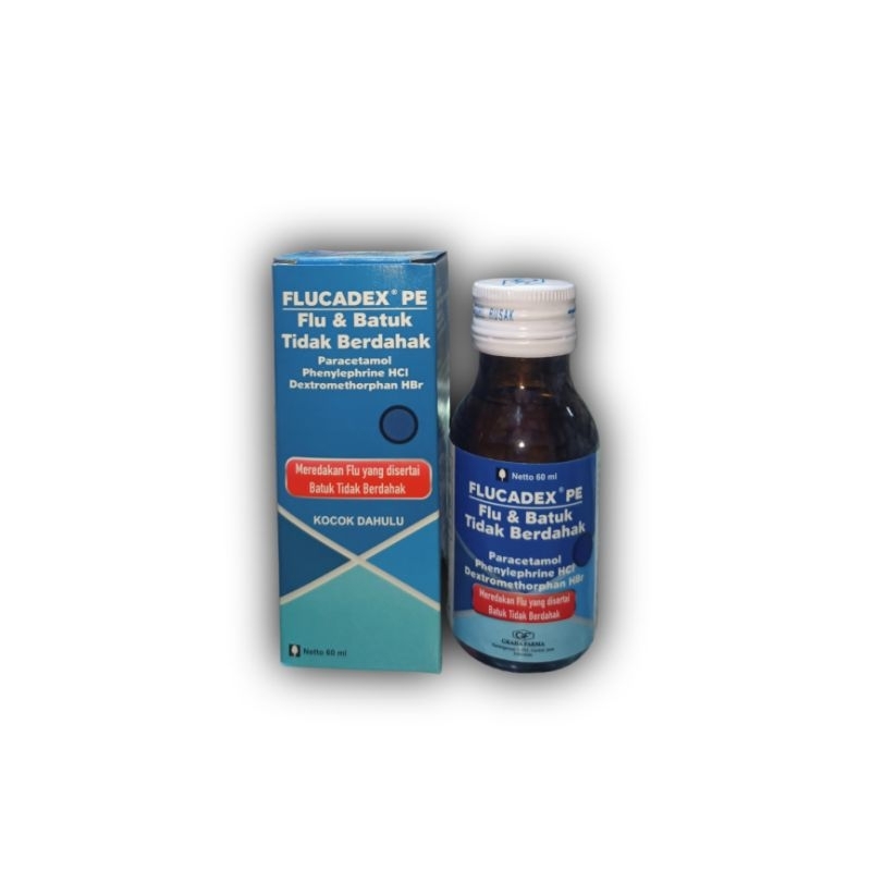 Jual Flucadex PE Syrup 60ml Flu Dan Batuk Tidak Berdahak | Shopee Indonesia