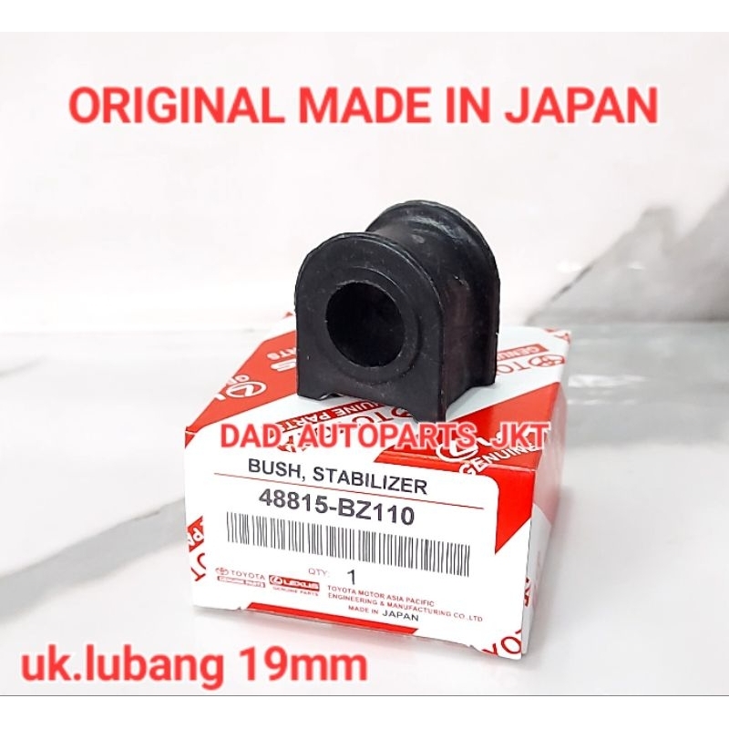 Jual KARET STABILIZER DEPAN GRAND NEW AVANZA 19MM ORIGINAL PVC JAPAN ...