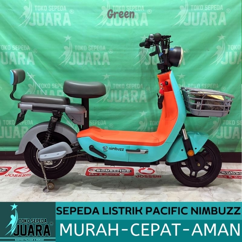 Jual SEPEDA LISTRIK PACIFIC NIMBUZZ ELECTRIC E BIKE 14 INCH 600 WATT ...