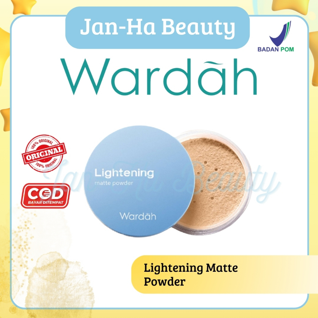 Jual Wardah Lightening Matte Powder - Bedak Tabur dengan SPF 15 PA++ ...