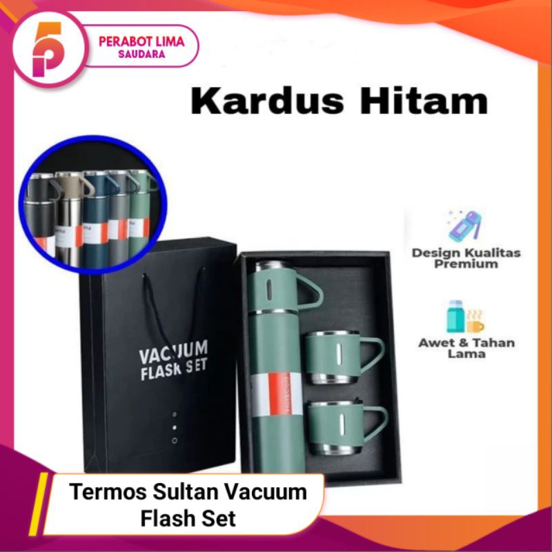 Jual Termos Sultan Set/ Thermos Vacuum Flask Set/ Termos Set Sultan ...