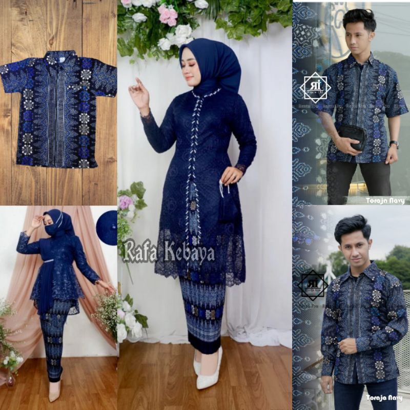 Jual Set Couple Kebaya Tunik Payet / Baju Batik Couple Modern | Shopee ...
