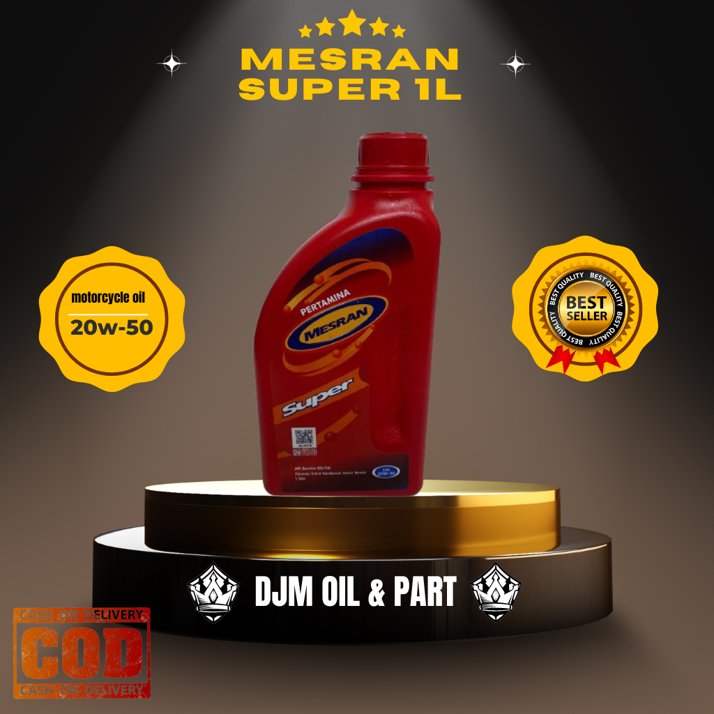 Jual OIL MOTOR OLI MESRAN SUPER 1L SAE 20W-50 OLI PERTAMINA | Shopee ...