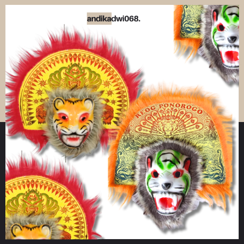 Jual [TERLARIS] TOPENG SPON BARONGSAI / BARONGSAI / TOPENG SPON REOG ...