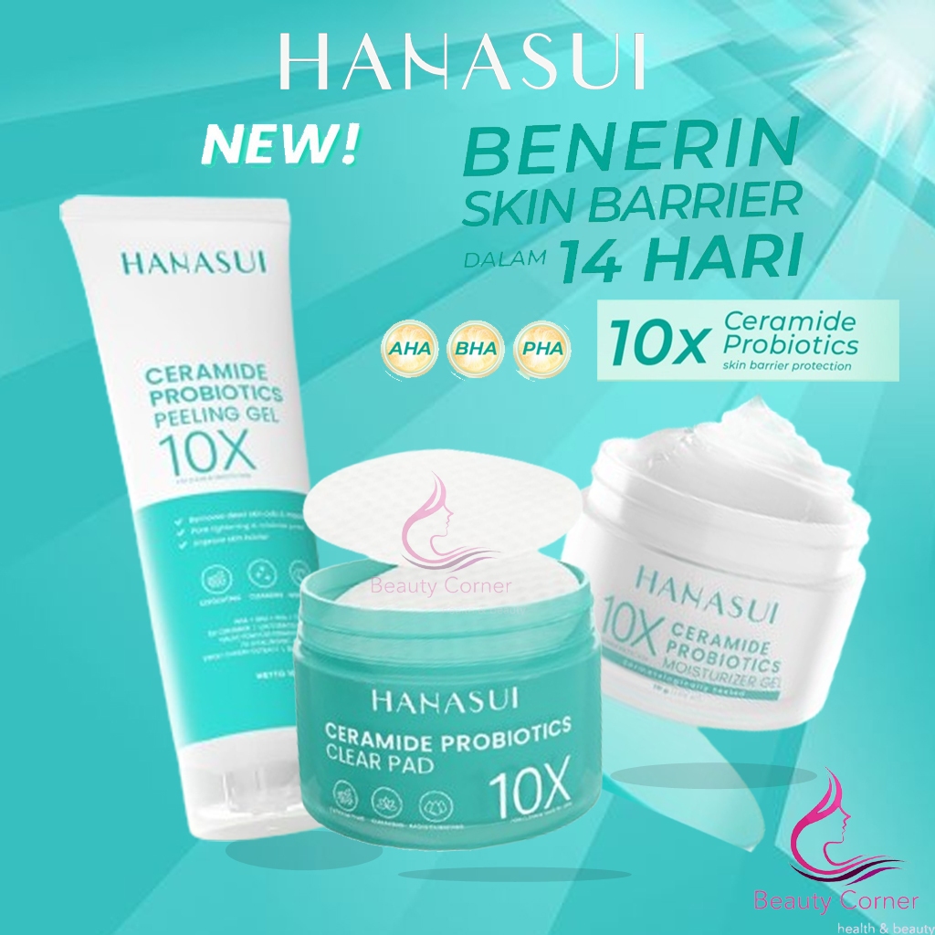 Jual Hanasui Ceramide Probiotics 10x Series | Peeling Gel | Clear Pad ...