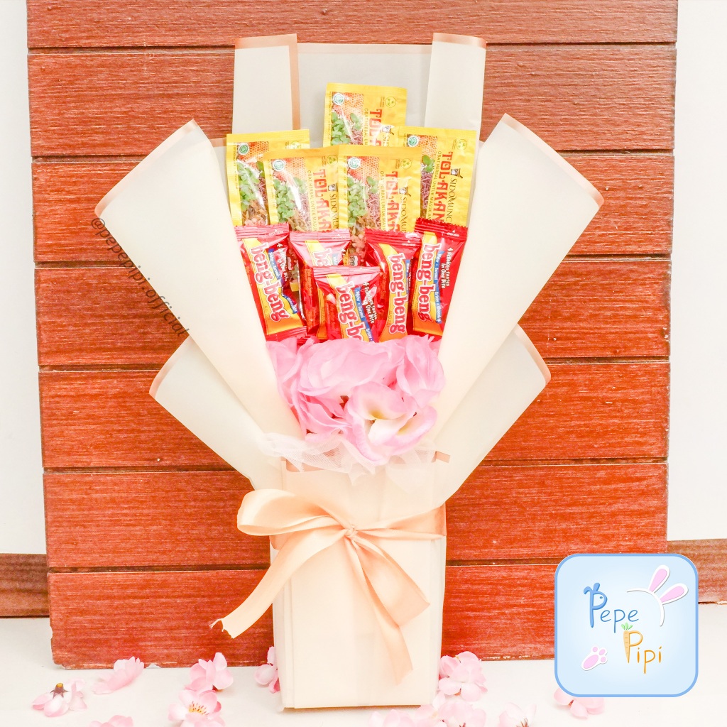 Jual Snack Bouquet | Buket Snack | Buket Makanan | Bucket snack ...