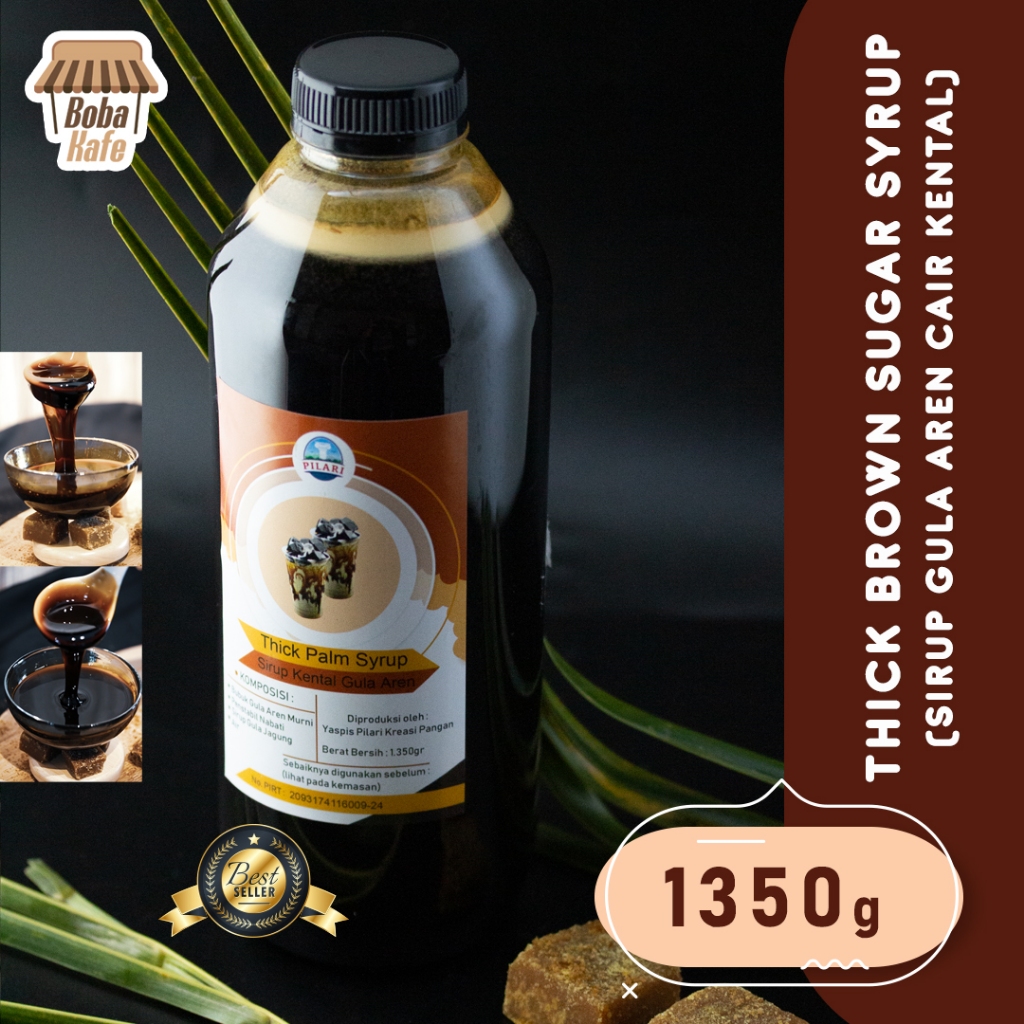 Jual THICK BROWN SUGAR SYRUP PILARI / SIRUP GULA AREN CAIR KENTAL ...