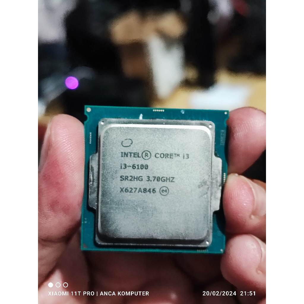 Jual prosesor intel core i3 6100 3,7 GHZ skylake gen 6 | Shopee Indonesia