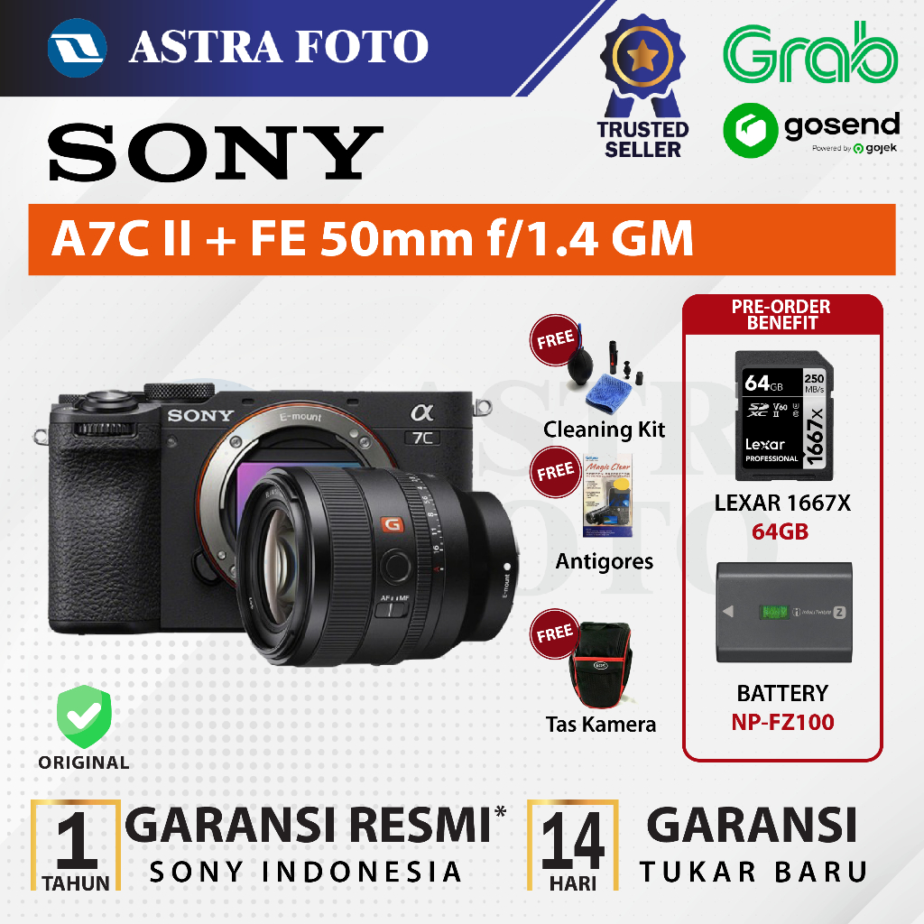 Jual Sony Alpha A7C II Sony A7CII A7 C II Mirrorless Camera Body Only ...