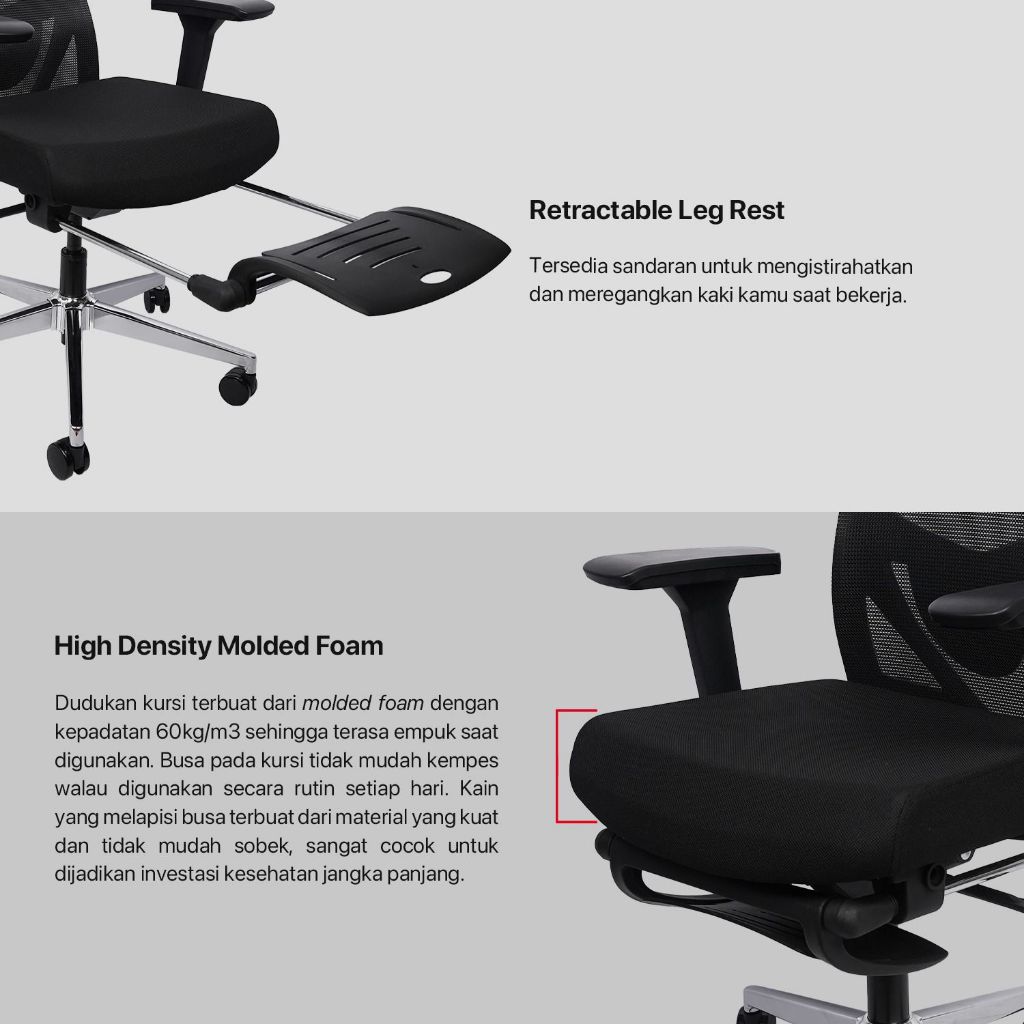 Jual Fantech Oca259 Pro Premium Office Chair | Shopee Indonesia