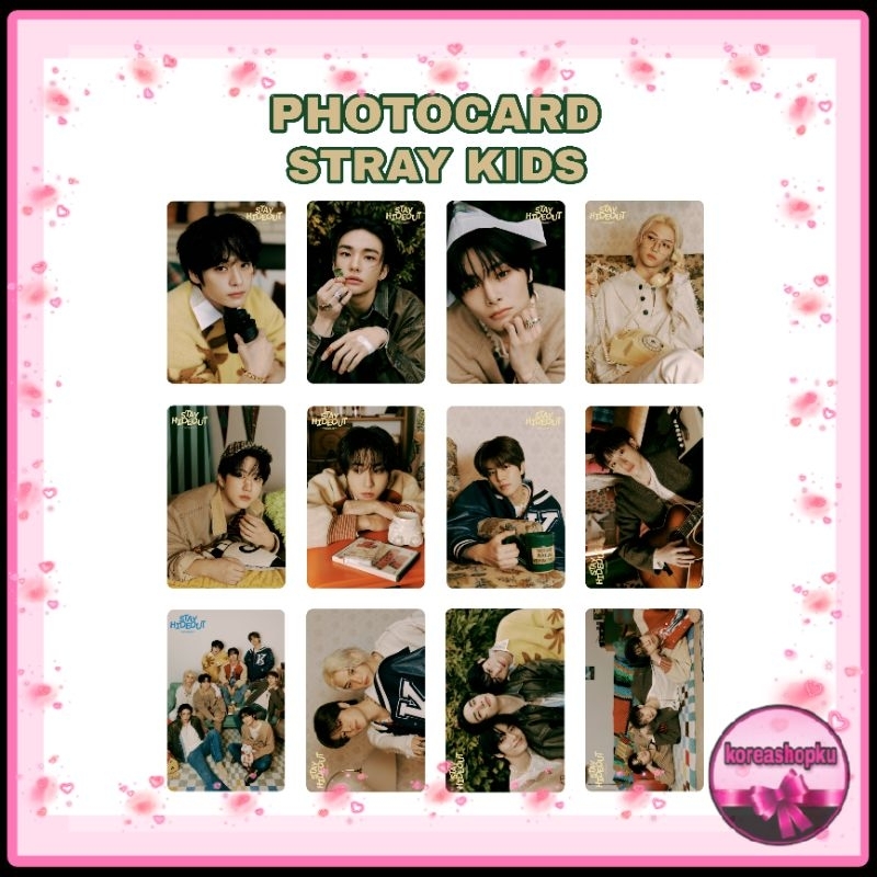 Jual PHOTOCARD STRAY KIDS STAY HIDEOUT KPOP KOREAN | Shopee Indonesia