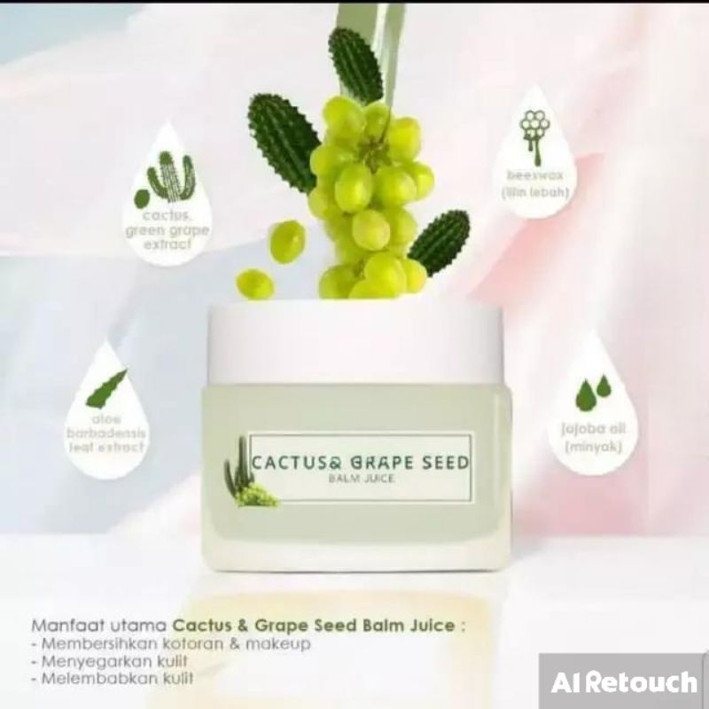 Jual CACTUS & GRAPE SEED BALM BARCODE ORIGINAL MS GLOW MEI 2024 | Shopee Indonesia