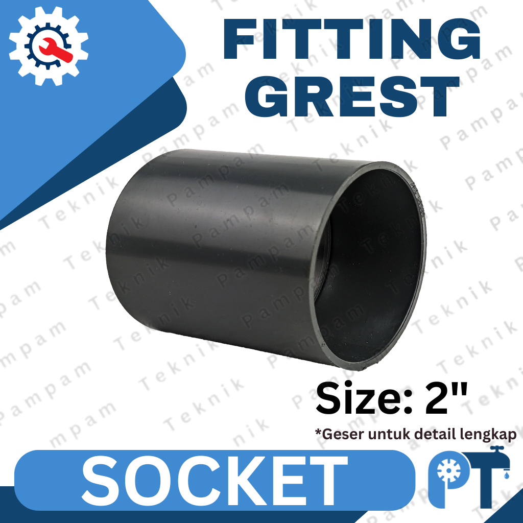 Jual Socket 2 inch Grest - Sock 2" Grest Sok polos 2in sambungan pipa ...