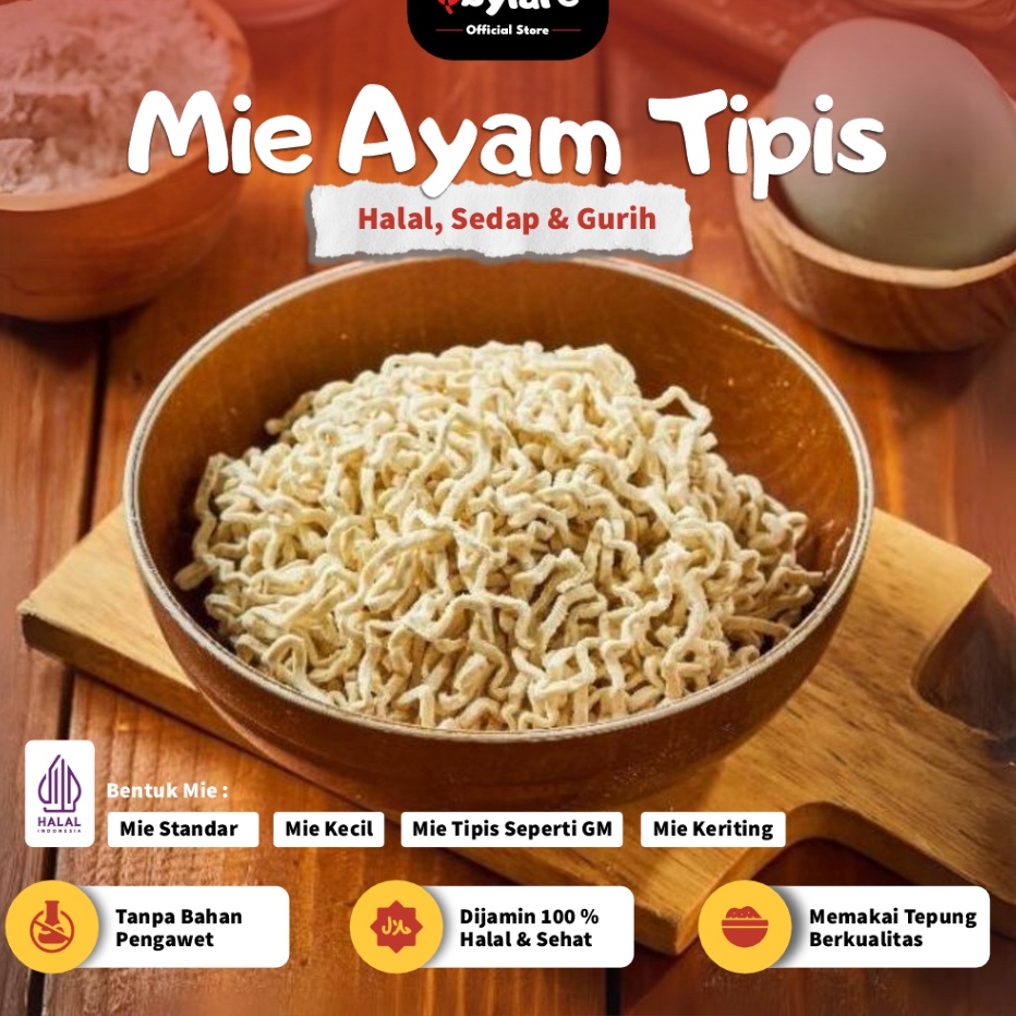 Jual Terbaru 33 mie bakmi mie ayam tipis seperti GM mie mentah | Shopee Indonesia