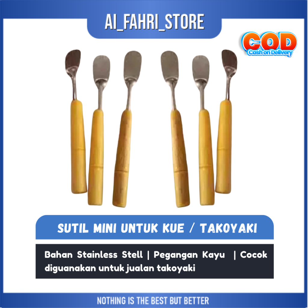 Jual Sutil Mini Untuk Kue dan Wajan Takoyaki Bahan Stainless Stell ...