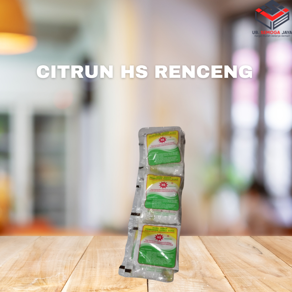 Jual 1 Renceng Sitrun HS Pembersih Serbaguna Hasil Super Isi 12 Sachet ...