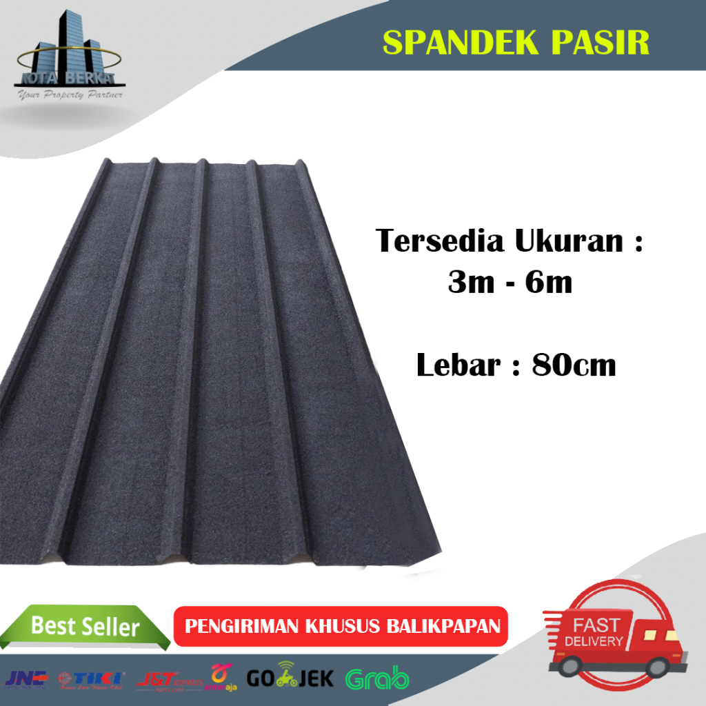 Jual ATAP SPANDEK PASIR / ATAP ZINCALUME | Shopee Indonesia