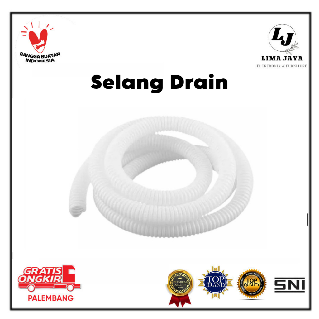 Jual Selang Pembuangan Air AC Flexibel 20mm Selang Pembuangan Air Drain ...