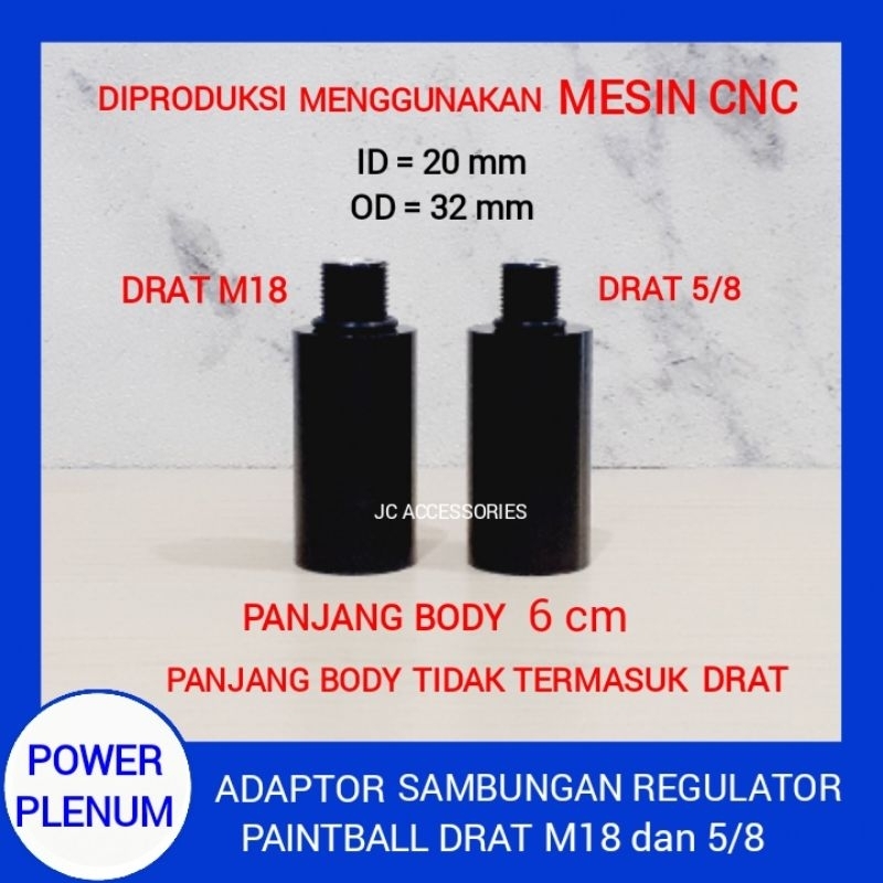 Jual POWER PLENUM ; DRAT 5/8 ; DRAT M18 ; PENAMBAH POWER ; ADAPTER ...