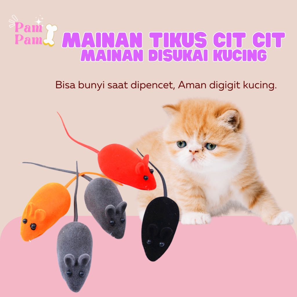 Jual Mainan Kucing Tikus Cit Gigit Interaktif Cat Toys | Shopee Indonesia