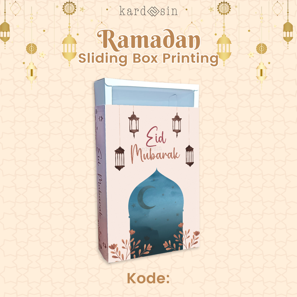 Jual RAMADHAN SLIDING BOX PACKAGING KEMASAN SLIDE GESER IDUL FITRI EID ...
