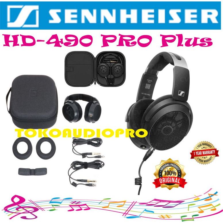 Jual Sennheiser HD 490 Pro Plus Open-back Studio Headphone HD490Pro Plus | Shopee Indonesia