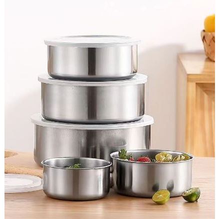 Jual Wadah Sekat Makan Susun Satu Set / BOX 5 SUSUN STAINLESS STEEL ...