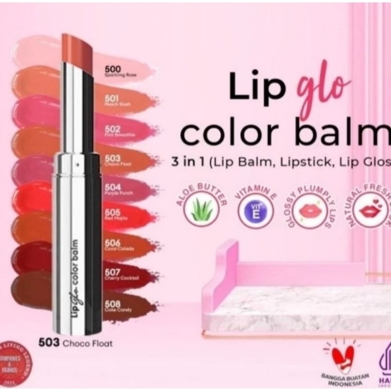 Jual Red A Lip Glo Color Balm | Shopee Indonesia