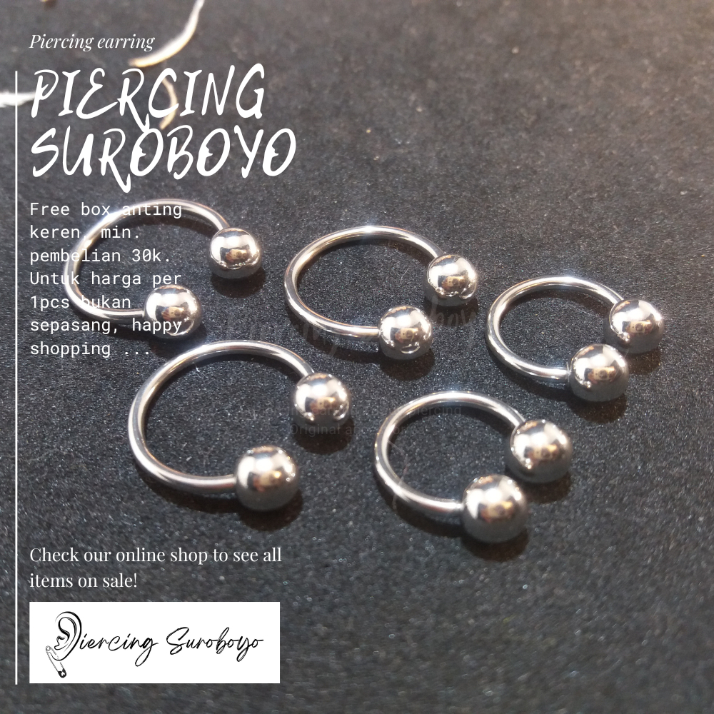 Jual banana piercing anting banana anting rossi anting tindik barbel ...