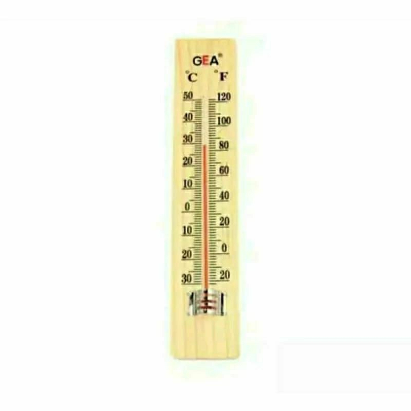 Jual Thermometer Kayu Merk GEA Pengukur Suhu Ruangan | Shopee Indonesia