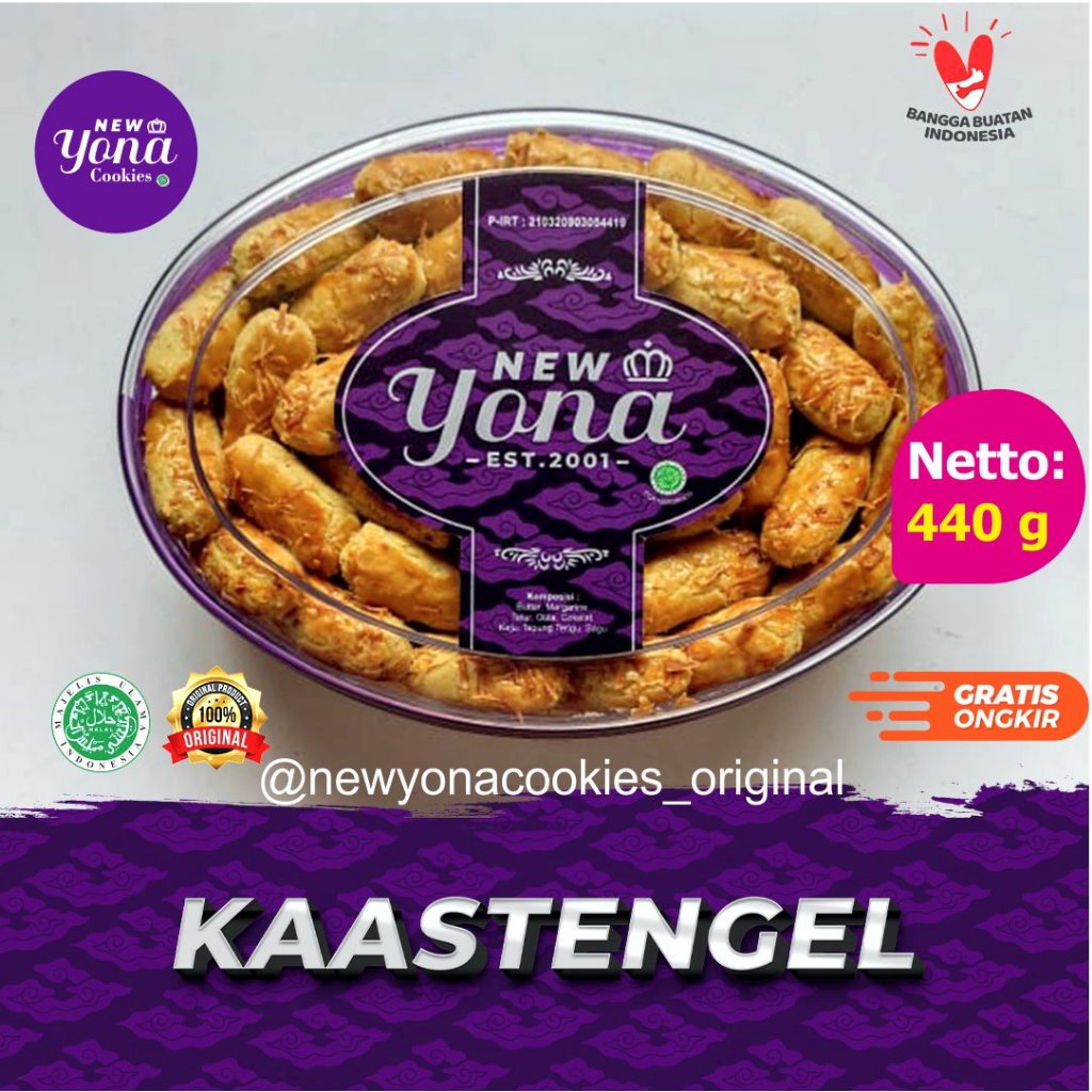 Jual [READY FRESH] Kue Kering New Yona Cookies Exp MEI 2026 | Shopee ...