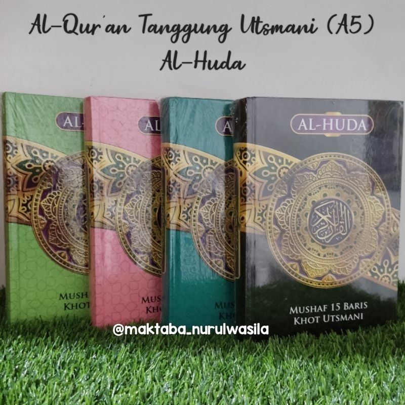 Jual Alquran khot Utsmani 15 baris Tanggung/ alquran A5 ayat pojok alhuda | Shopee Indonesia