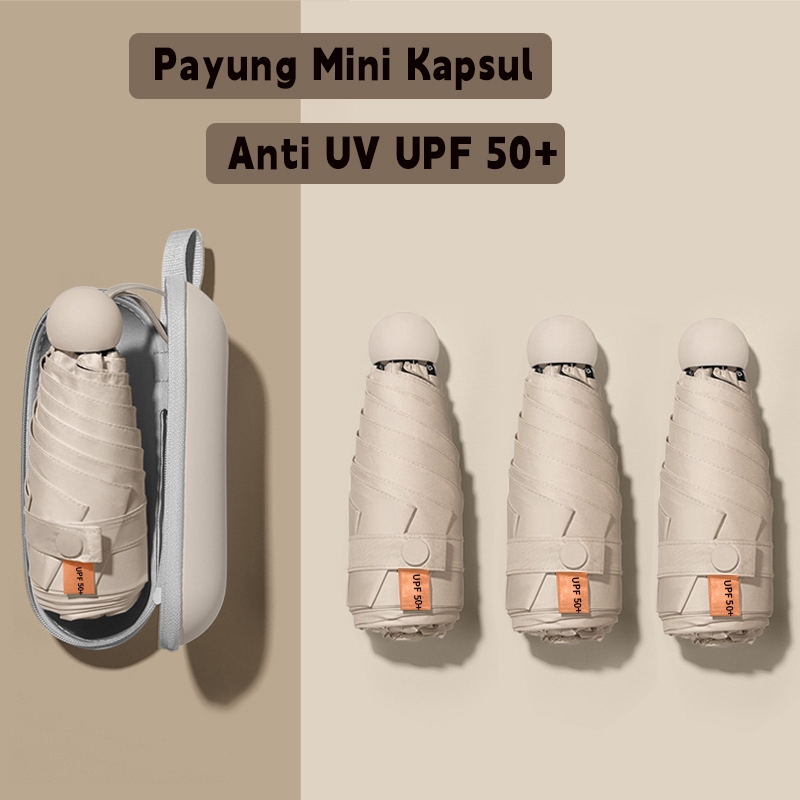 Jual Payung Lipat UV Otomatis CASING CAPSULE - ayung Lipat Mini Case ...