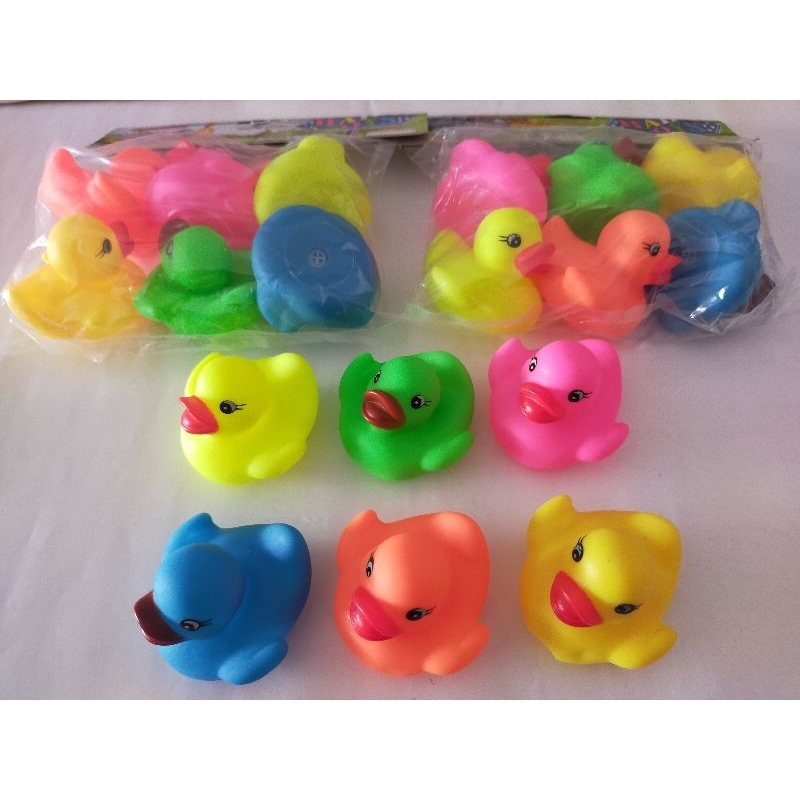Jual Mainan Bebek Karet Pencet Bunyi (isi 6 PCS) | Shopee Indonesia