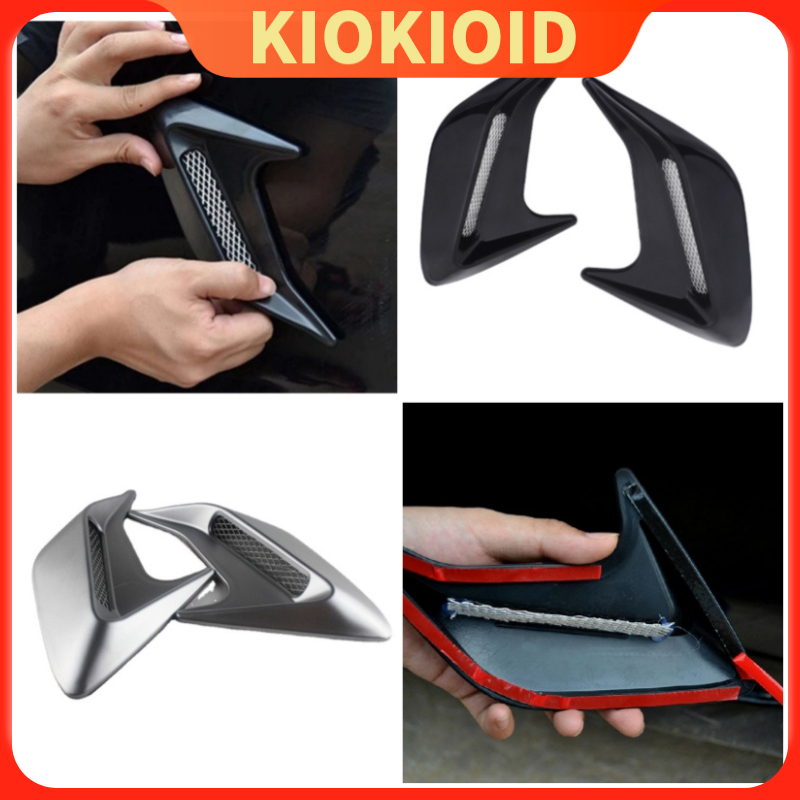 Jual 2Pcs Dekorasi Variasi Insang Hiu Mobil Isi Car Air flow Side ...
