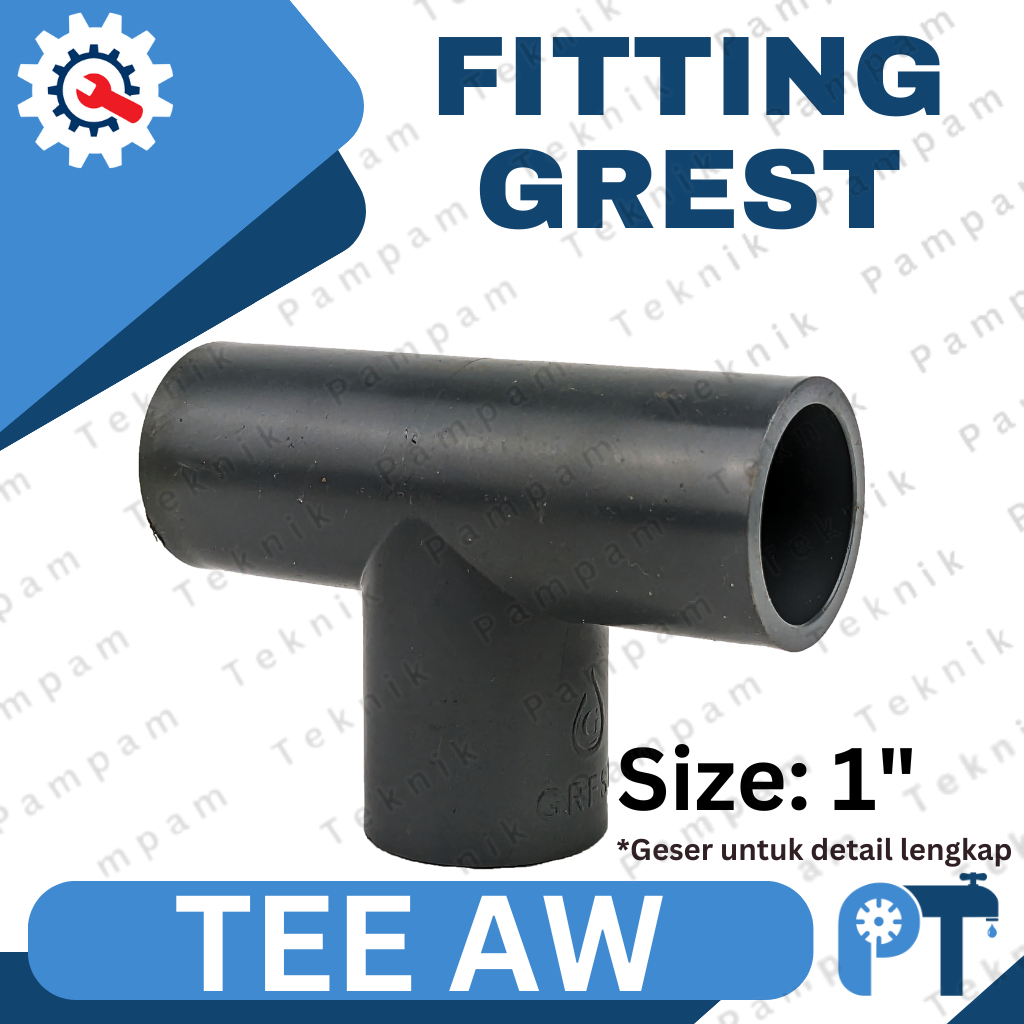 Jual Tee 1 AW Grest - T 1" Grest Te polos 1 inch sambungan pipa cabang 3 | Shopee Indonesia