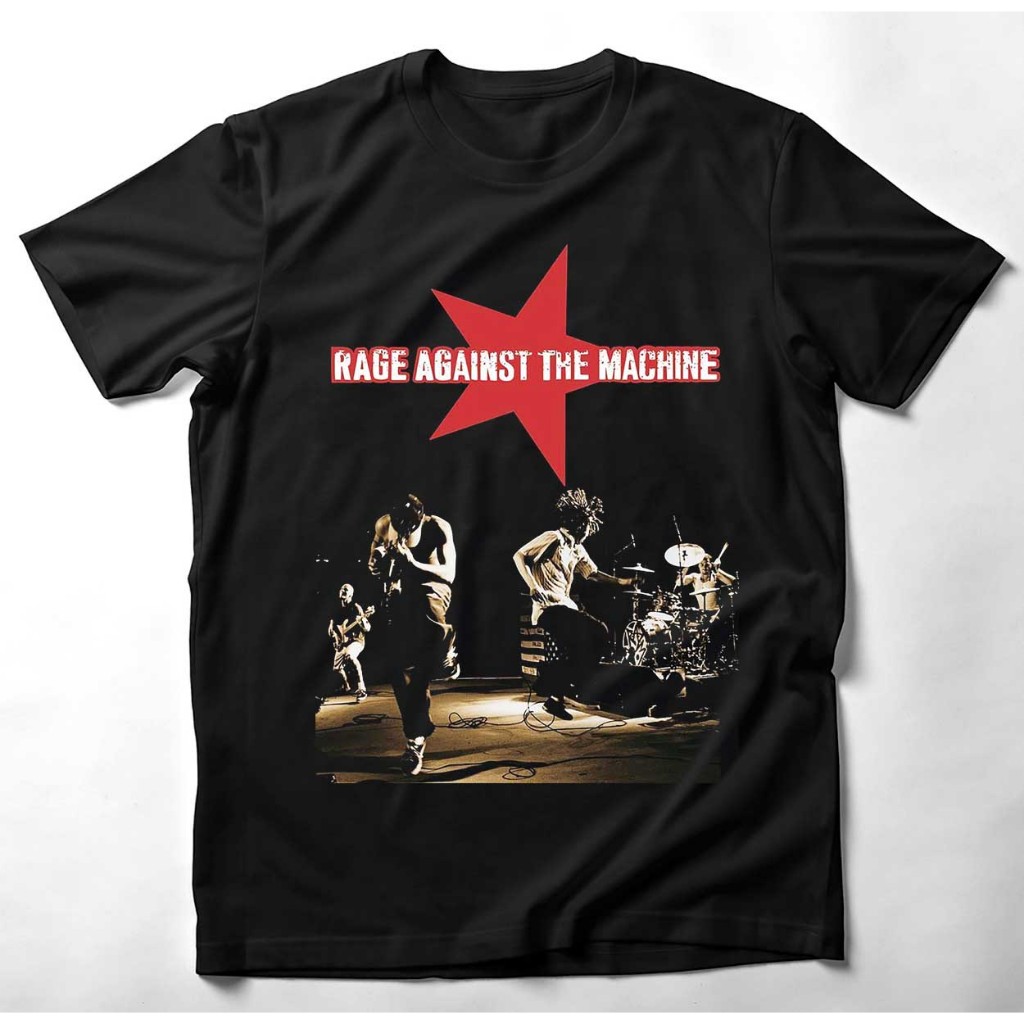 Jual T-Shirt Musik Merchandise band RATM RAGE AGAINST THE MACHINE Bahan ...