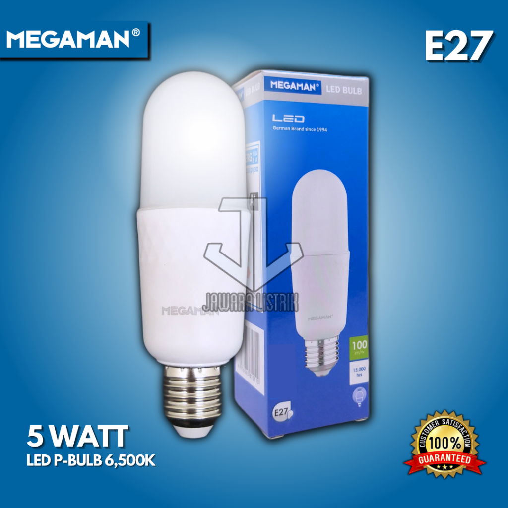 Jual MEGAMAN LED BULB STICK 5 WATT PUTIH DAN KUNING | Shopee Indonesia