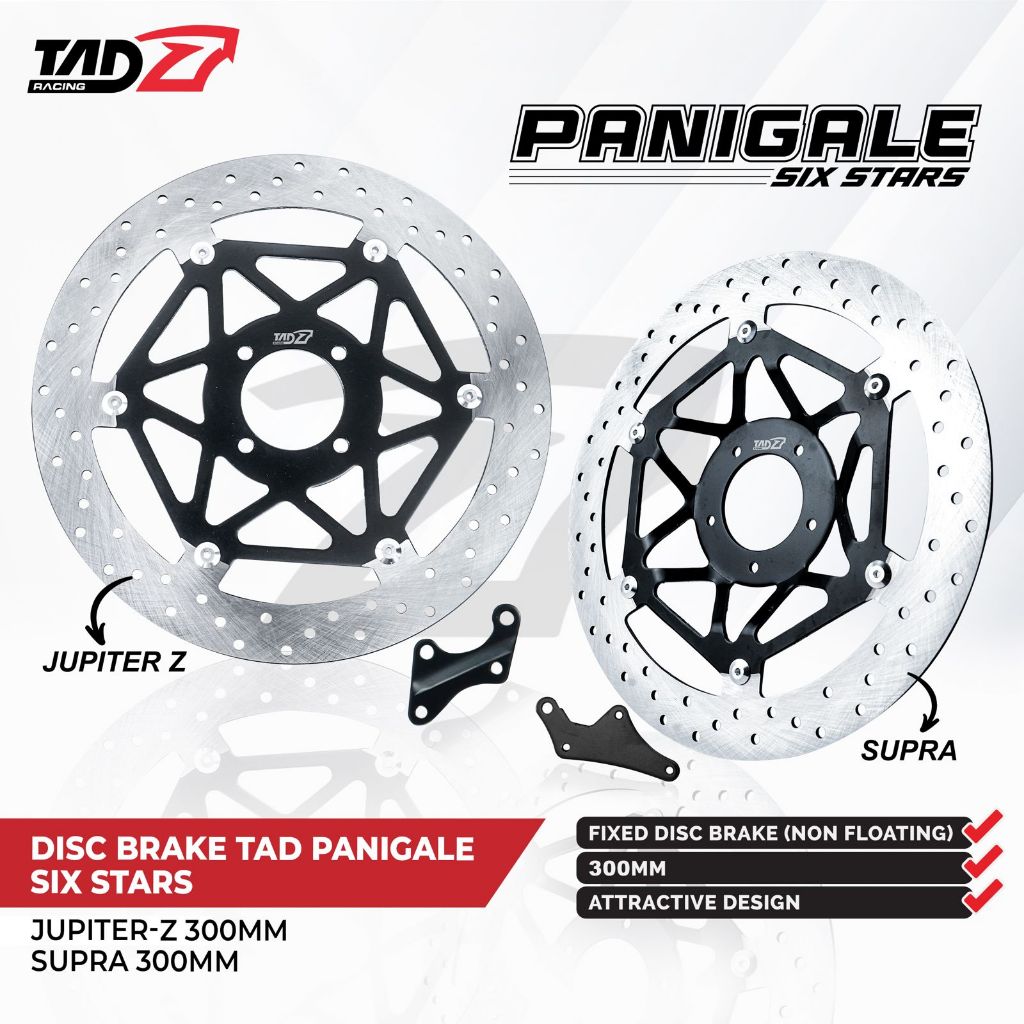 Jual DISC BRAKE TAD PANIGALE SIX STARS 300MM JUPITER / SUPRA | Shopee ...