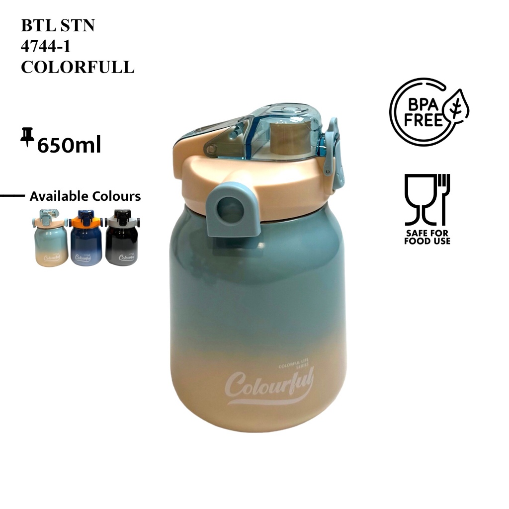 Jual Tumblr Impor Colorful Life Series Pastel 4744-1 Botol Minum Warna ...