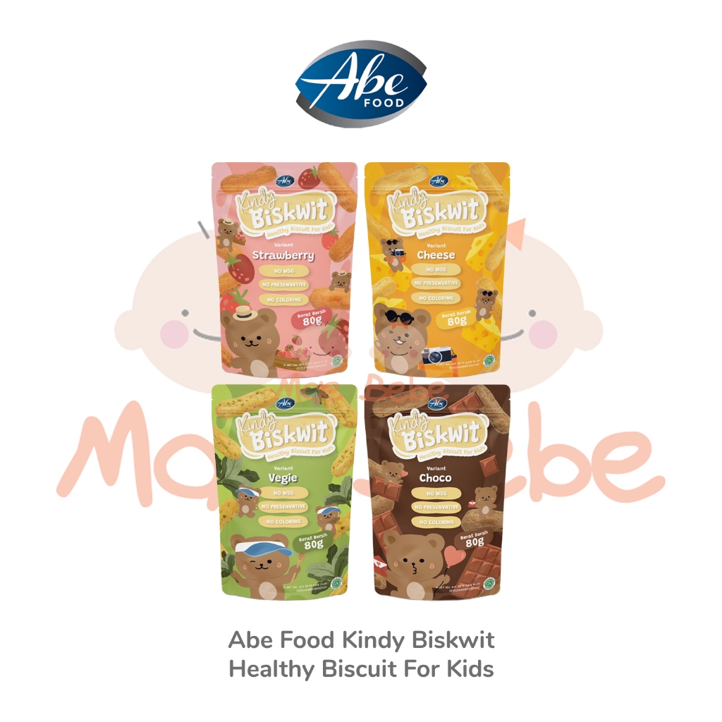 Jual Abe Food Kindy Biskwit Healthy Biscuit For Kids Snack Biskuit ...