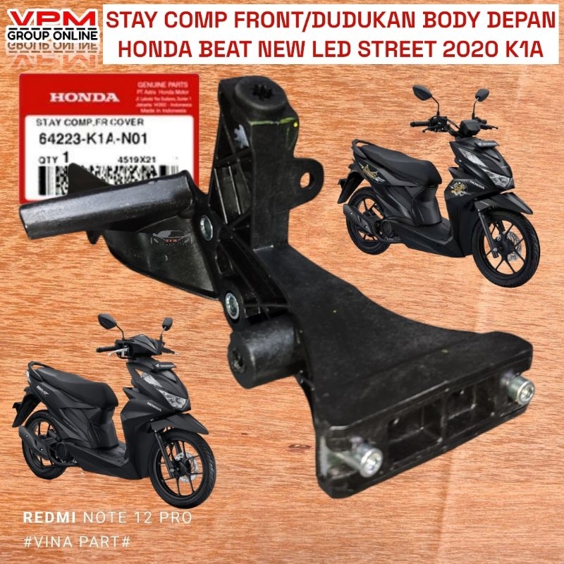 Jual stay comp front breket dudukan body depan beat new deluxe street ...