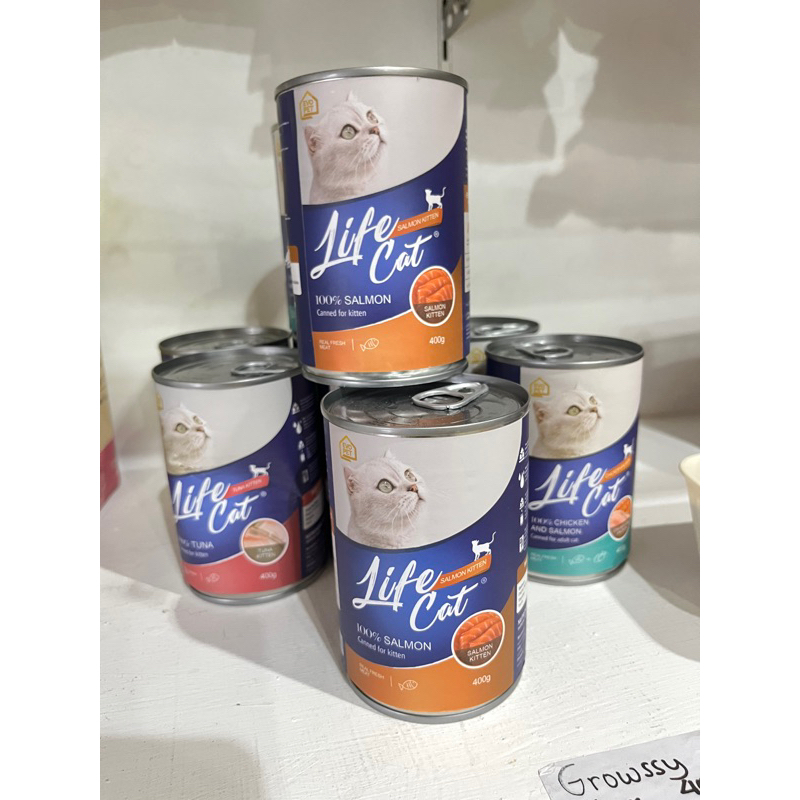 Jual life cat lifecat kaleng adult kitten tuna chicken salmon 400gr ...