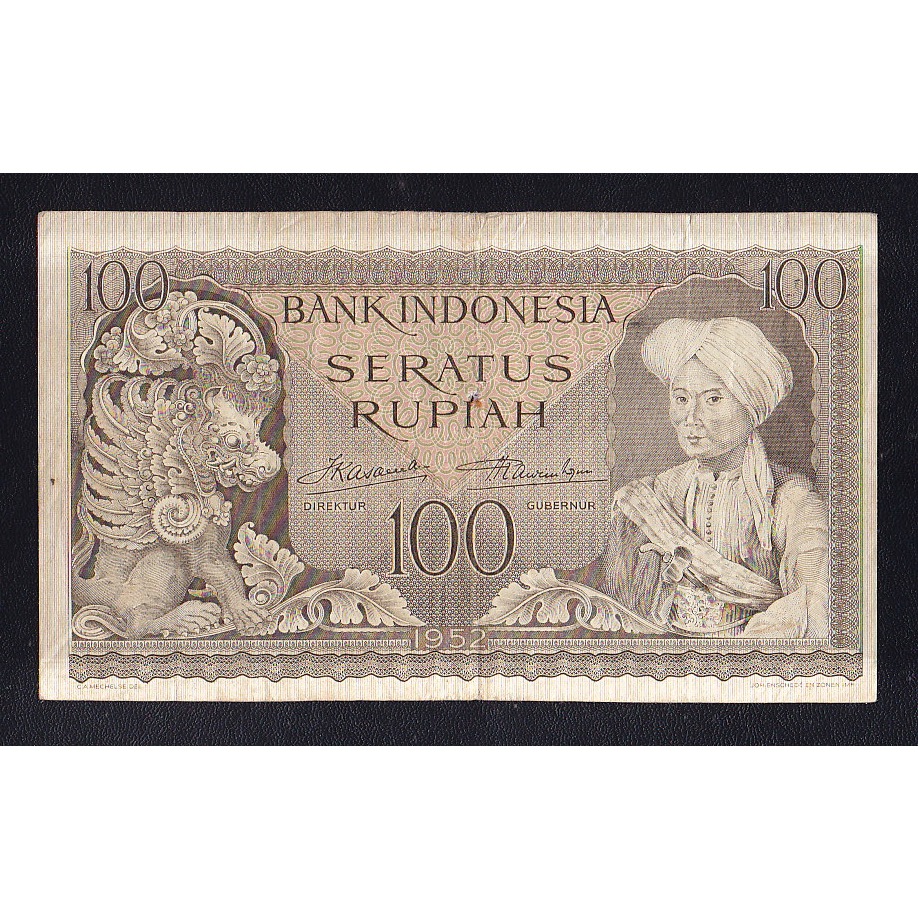 Jual Uang kuno 100 rupiah tahun 1952 seri Budaya (Diponegoro) | Shopee Indonesia