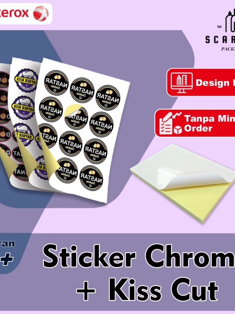 Jual Cetak Sticker A3+ Chromo / Bontak / Vinyl Include Cutting - Cetak ...