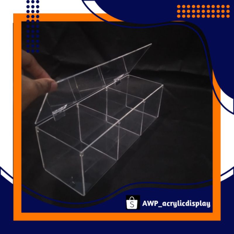 Jual Tempat Permen Akrilik /Akrilik Tempat Kopi / box serbaguna akrilik ...