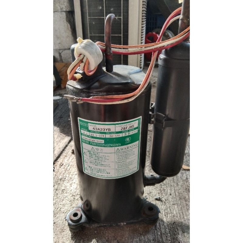 Jual kompresor ac shrap 1.5pk R410 univerter cek tipe difoto produk ...