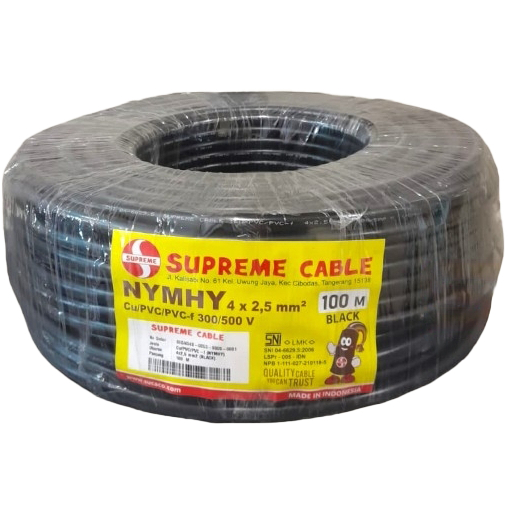 Jual Kabel Listrik Serabut Nyyhy Nymhy 4x2.5 4x2,5 ISI 4 2.5 MM Supreme SISIR Flexible Tembaga ...