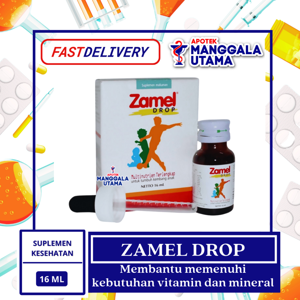 Jual ZAMEL DROP PER BOTOL ISI 16 ML | Shopee Indonesia